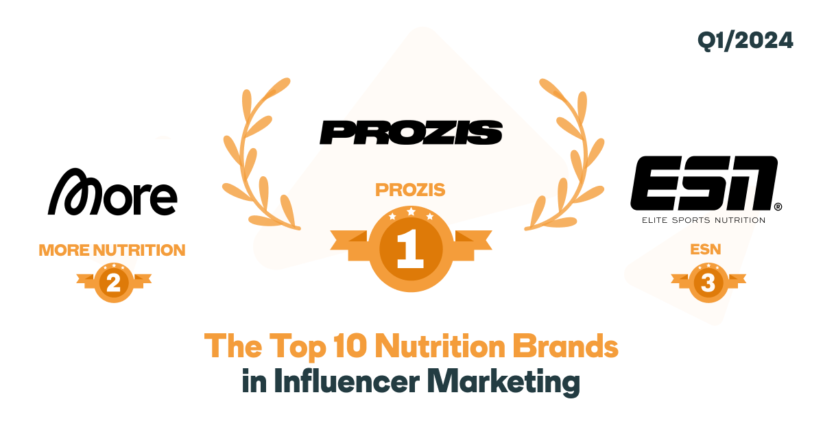 The Top 10 Nutrition Brands in Influencer Marketing - Storyclash